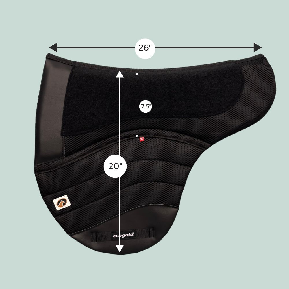 Hybrid Trail Secure Treeless Saddle Pad - Ecogold Canada